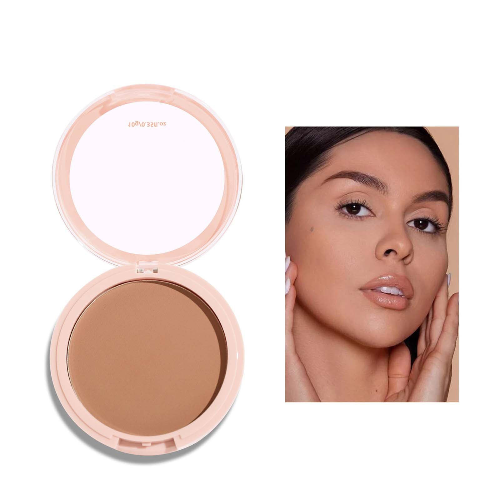 Wifklsiipg Soft And Bright Powder Fade Fine Lines Control Oil Waterproofs Durable Moistures Concealer Light And Delicate No Sticking Powder No Peeling