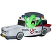 Gemmy 7' Inflatable Ghostbusters Ecto-1 Mobile with Slimer for Outdoor ...