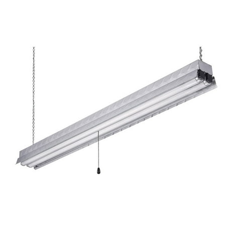 Canarm EFS848232AL 48" Chrome Diamond Plated Fluorescent Shop Light ...