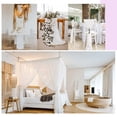 White Chiffon Backdrop Drapes, 4 Panels 10ft x 5ft for Weddings ...