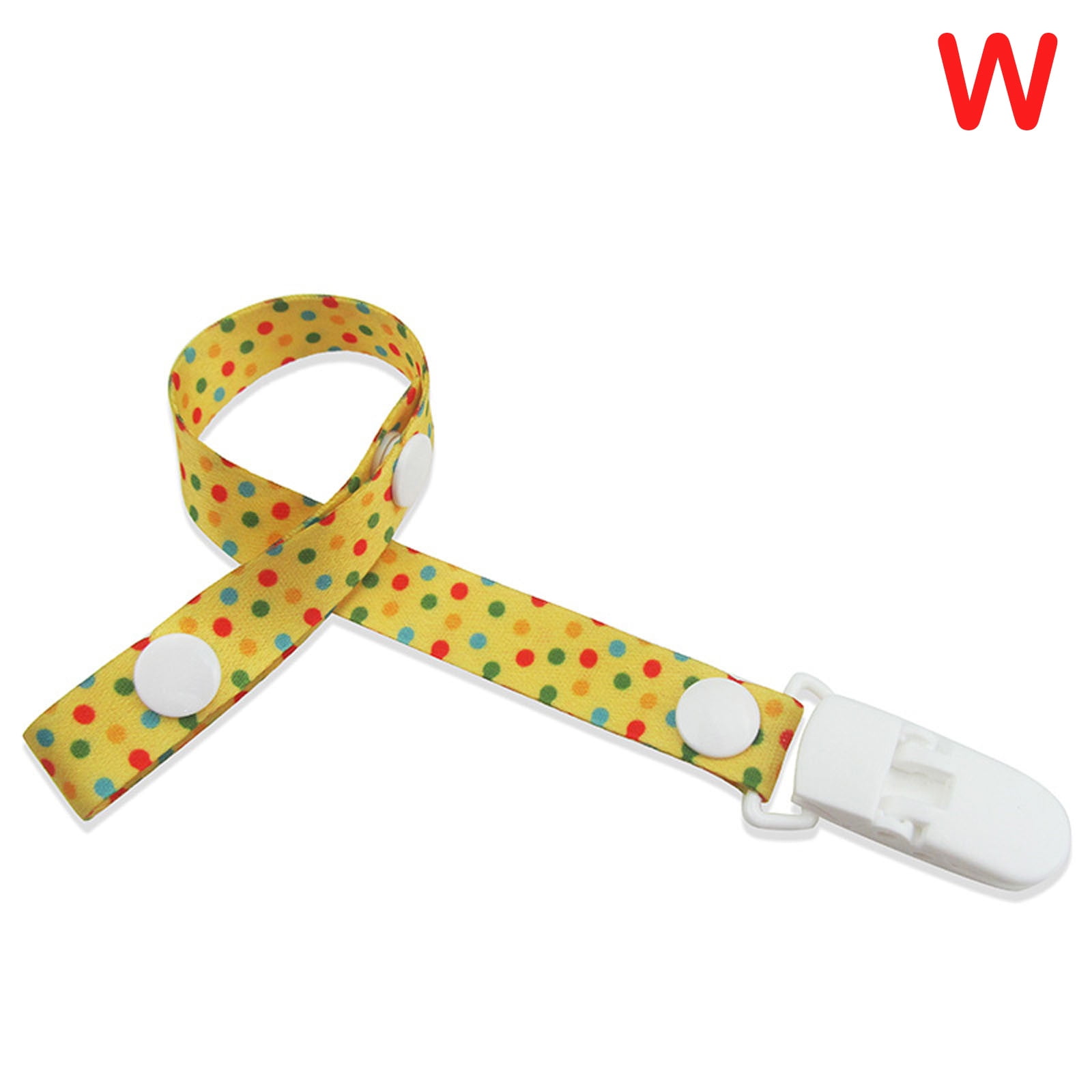 SELONE Pacifier Clips Cotton Linen Baby Pacifier Chain Clip Soother ...