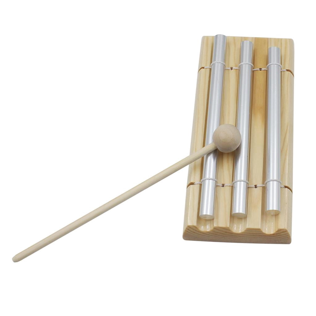 Music Learner Kids Children 3 Chime Percussion Beat Musical Toy ...