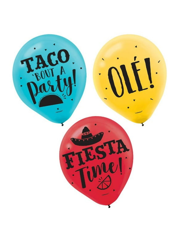Fiesta Balloons in Fiesta Supplies - Walmart.com