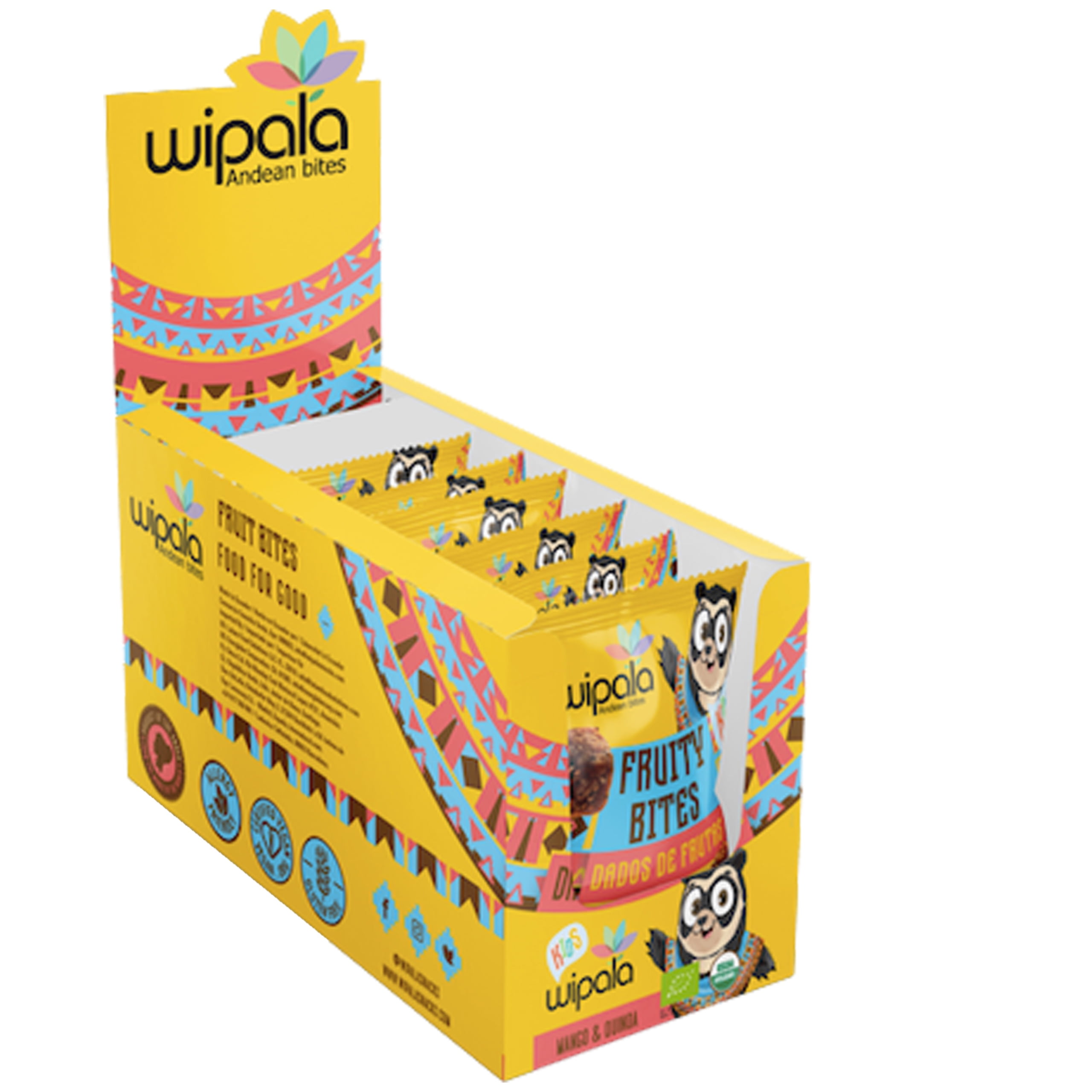 Wipala Kids Mango Fruit Bites | Organic and Vegan | 12 Pack - Walmart.com