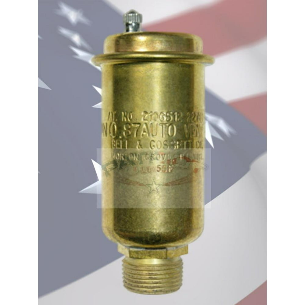 Bell & Gossett 113021 87 Automatic Air Vent 1/2" FPT or 3/4" MPT NPT ...