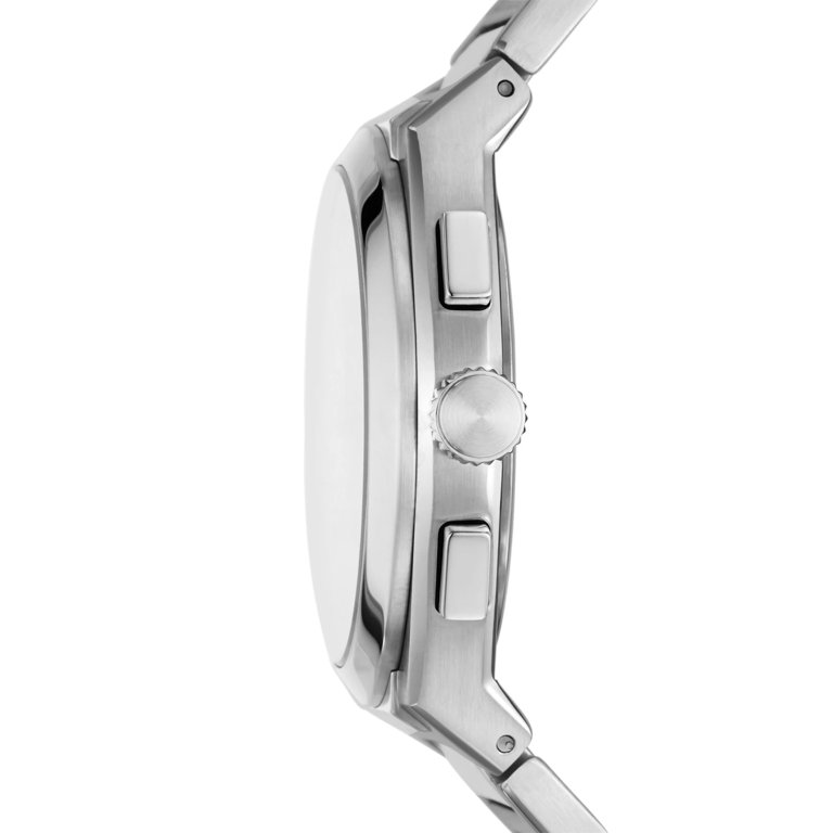 Fossil Men's Everett Green Dial Stainless Steel Chronograph