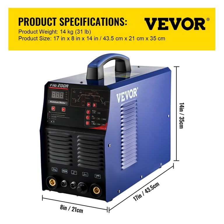 Tig Welding Machine Specification