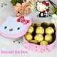 Hello Kitty Cookie Box Sanrio Anime Kawaii 2023 Candy Home Snack Cookie ...