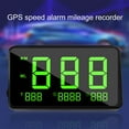 Shebeky GPS Speedometer Large Screen Speeding Alarm System ABS Digital ...