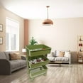 Mini Trolley Floor Storage Rack with Wheel Dollhouse Miniature ...