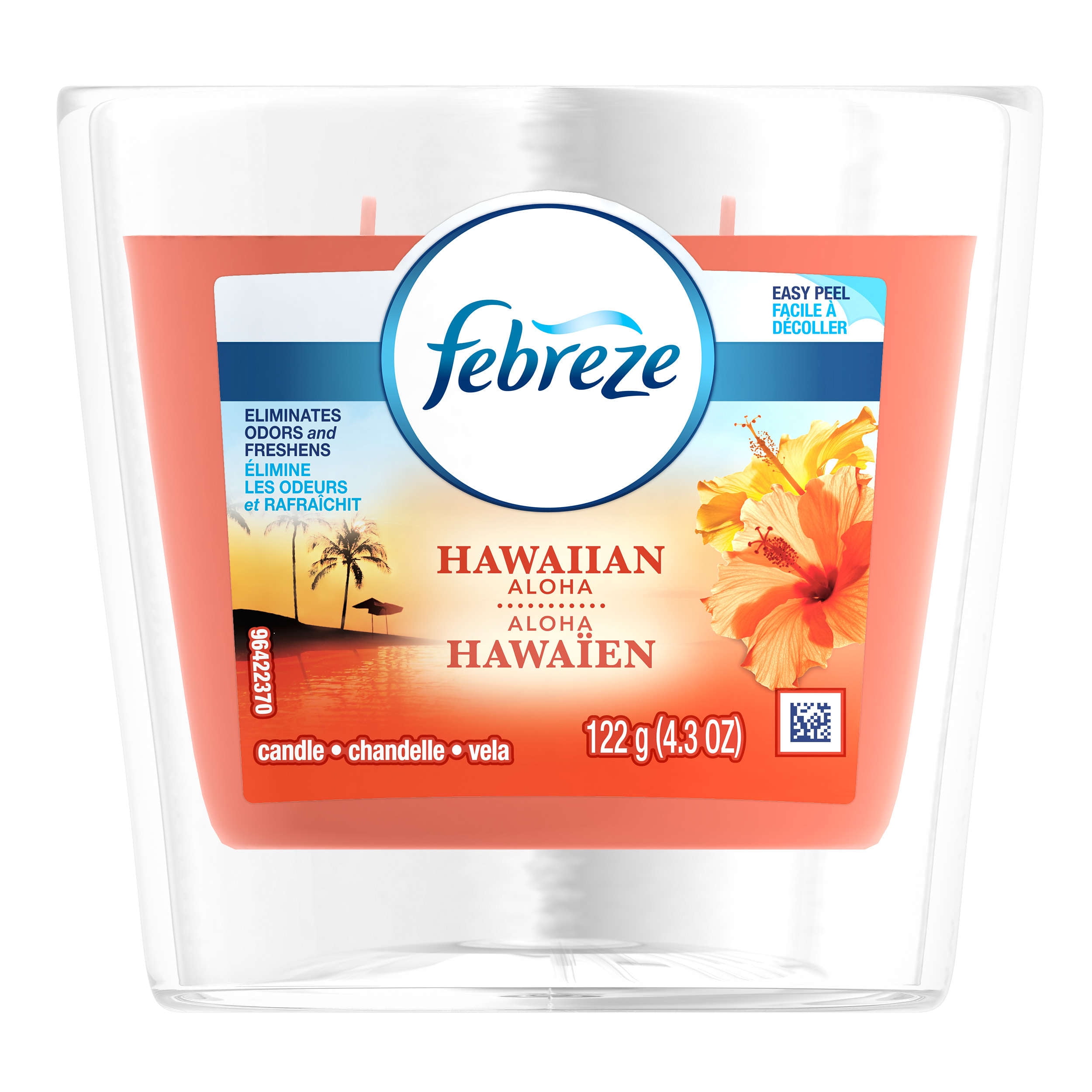 Febreze CANDLE Air Freshener Hawaiian Aloha (1 Count, 4.3 oz) - Walmart ...