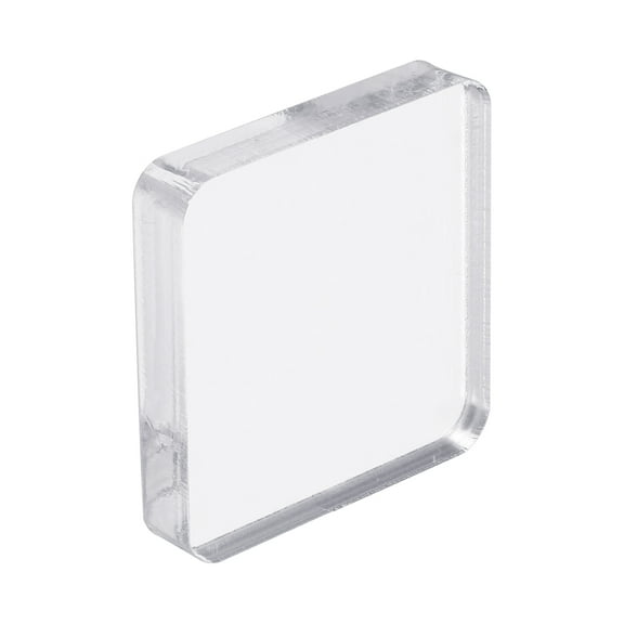 Uxcell Acrylic Stamp Block, 2 Pack Clear Stamping Block Mounting Block ...