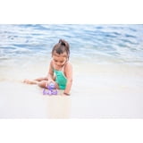 Nuby Purple Octopus Hoopla Bath Toy with 3 Tossing Rings for Baby ...