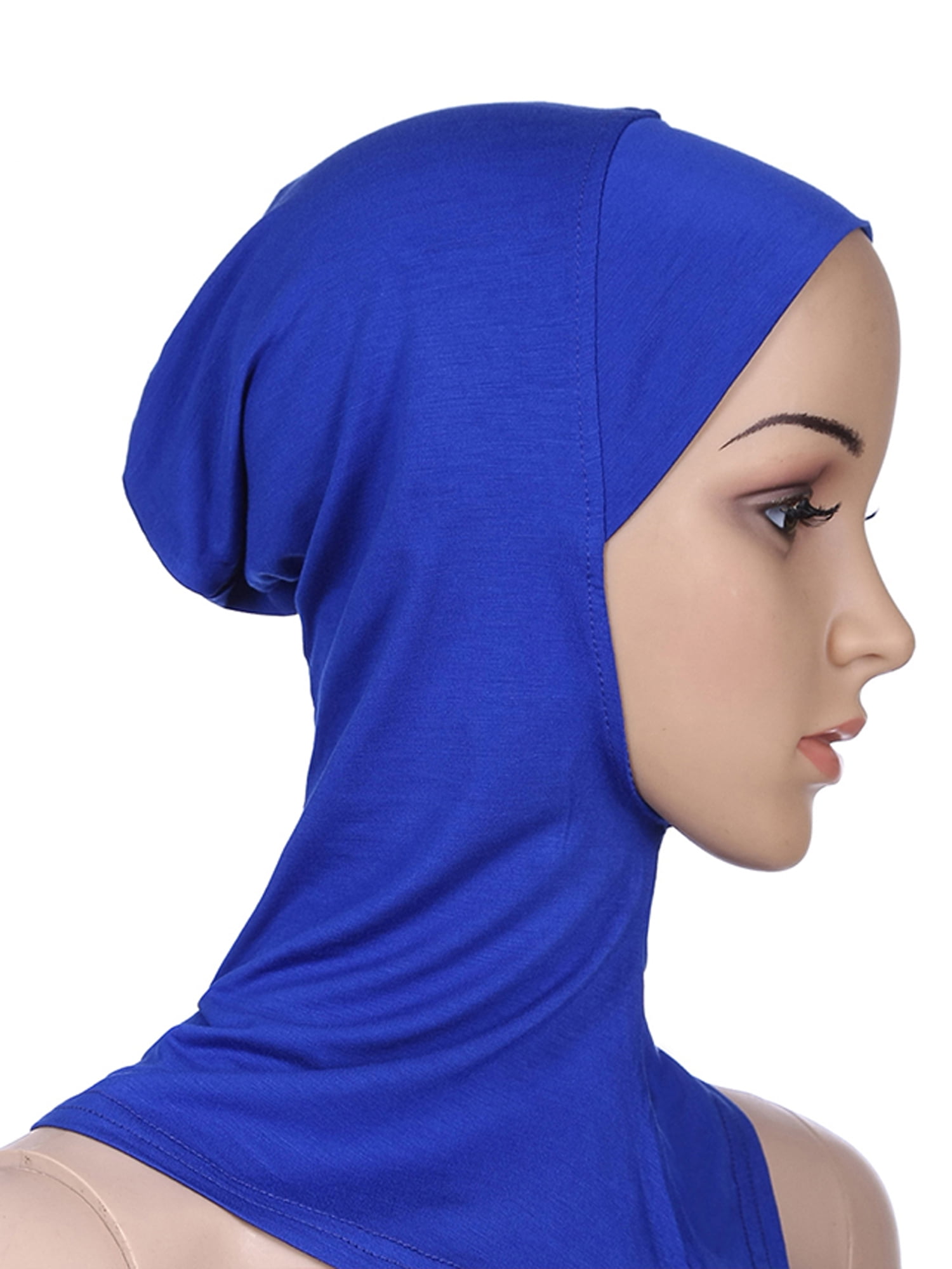 Women's Islamic Muslim Shiny Under Scarf Cap Bonnet Ninja Hijab Neck ...