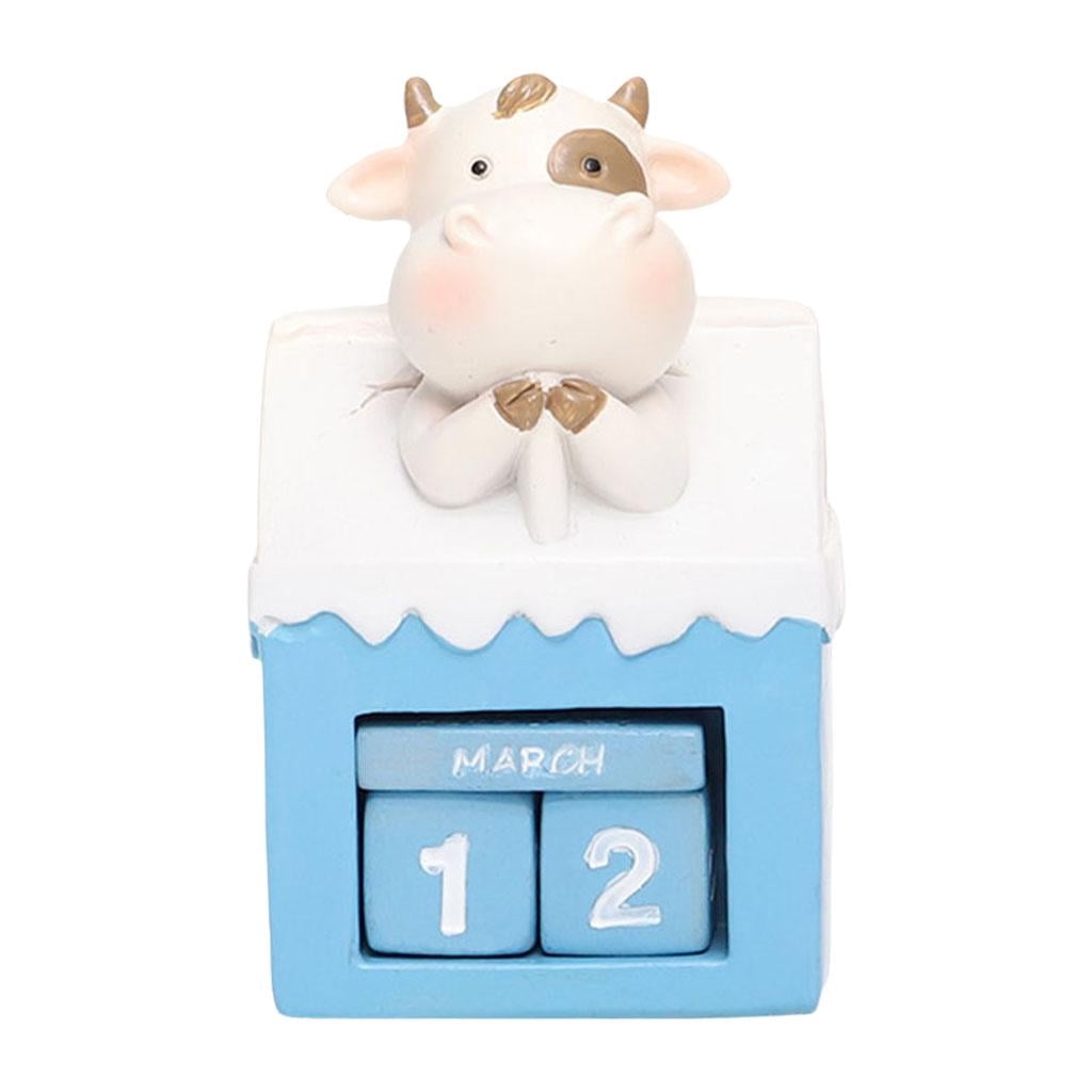 Desk Calendar Blocks Durable Cartoon Shaped Tabletop Calendar Daily ...