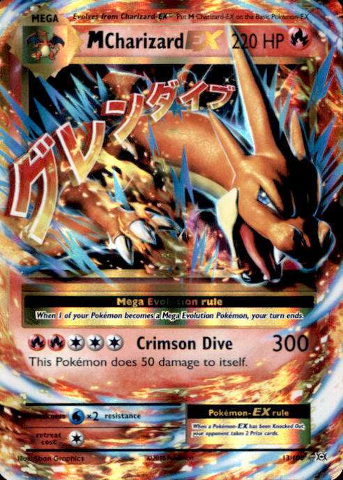 Pokemon Mega Evolution Charizard Card