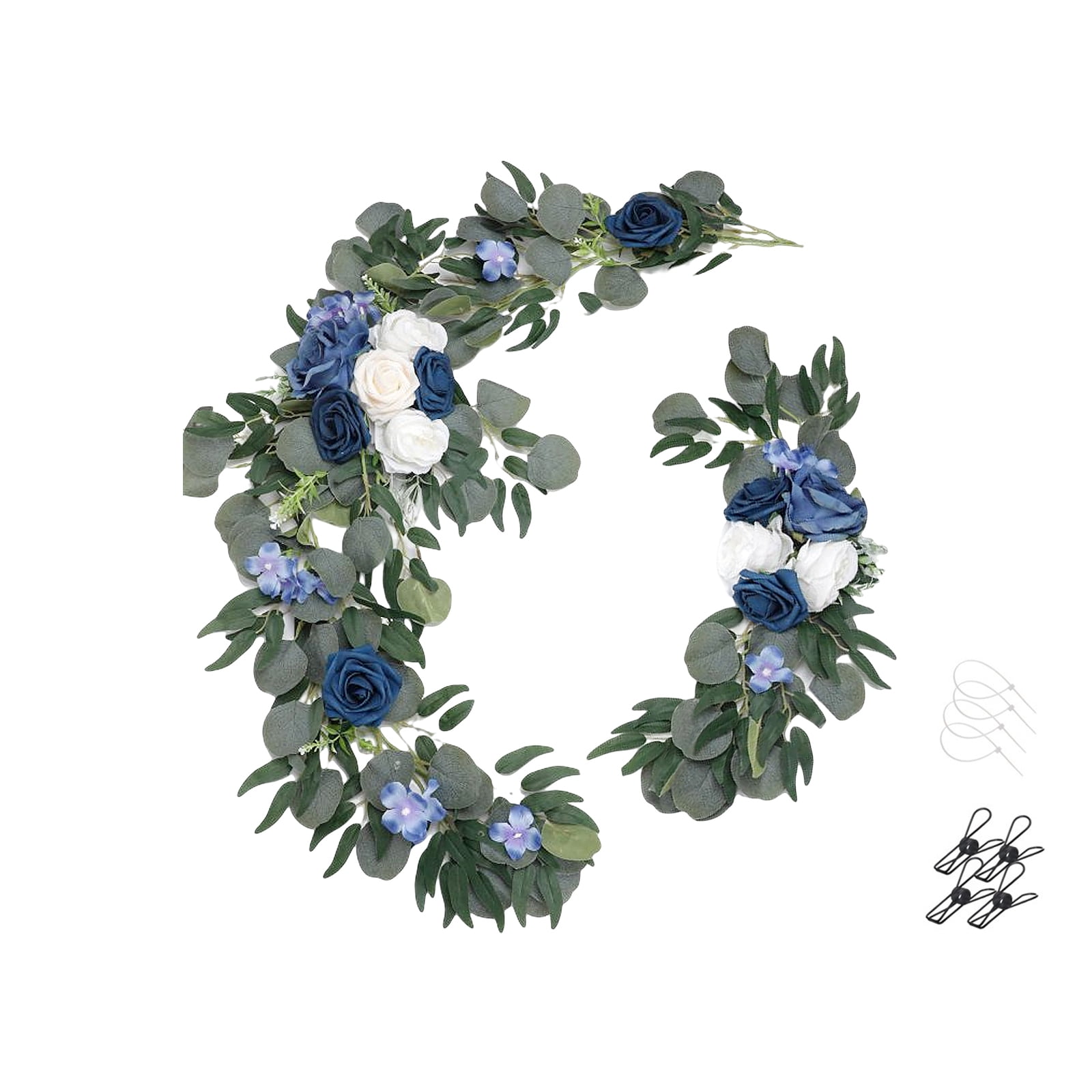 Wedding Arch Flower Reception Backdrop Realistic Long-Lasting Plastic ...