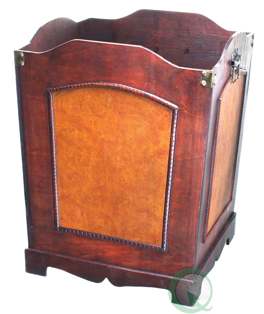 Antique Wooden Waste Can - Bin with Handle - Walmart.com - Walmart.com