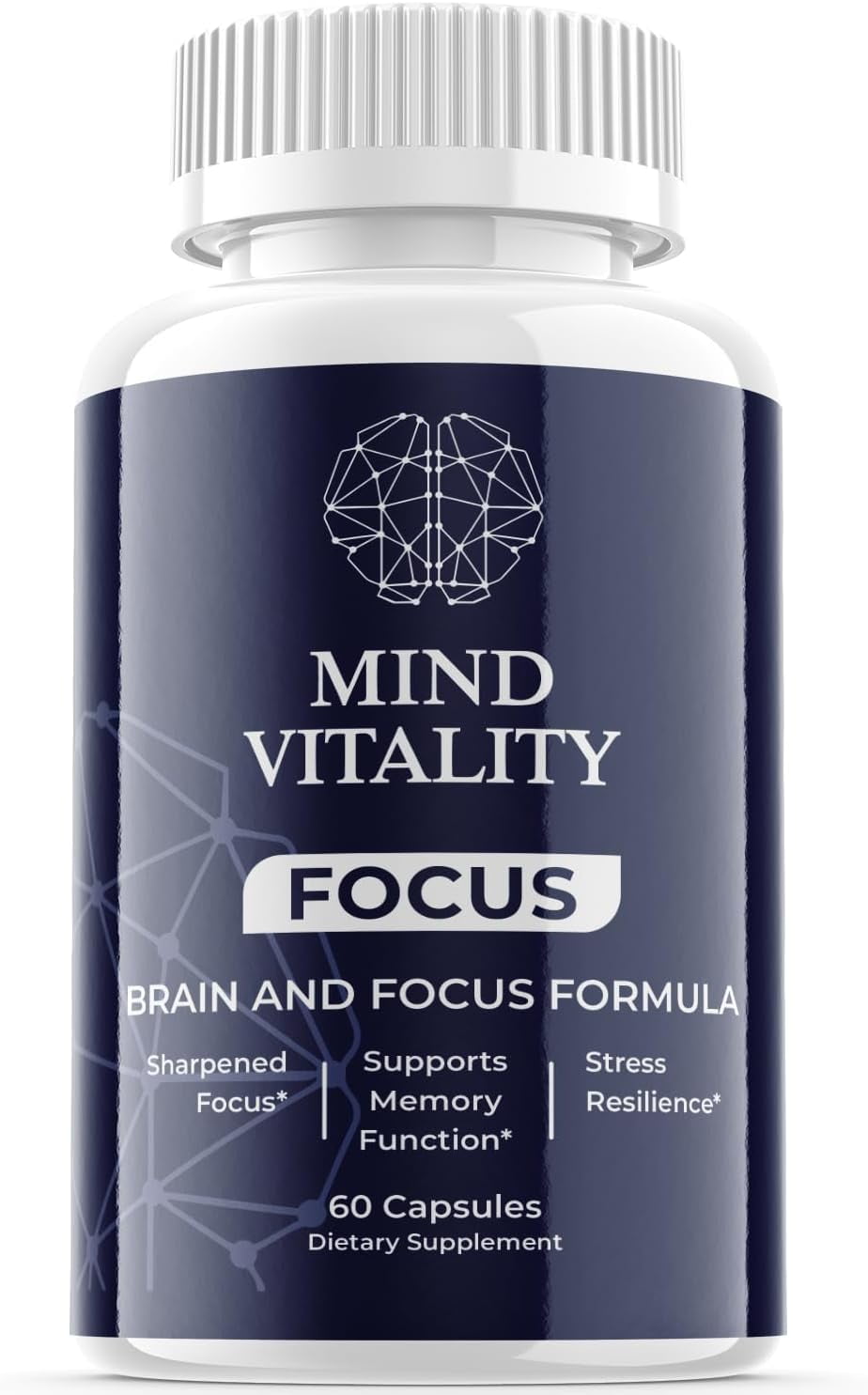 1 Pack Mind Vitality Focus Dietary Supplement For Focus Memory Clarity And Energy