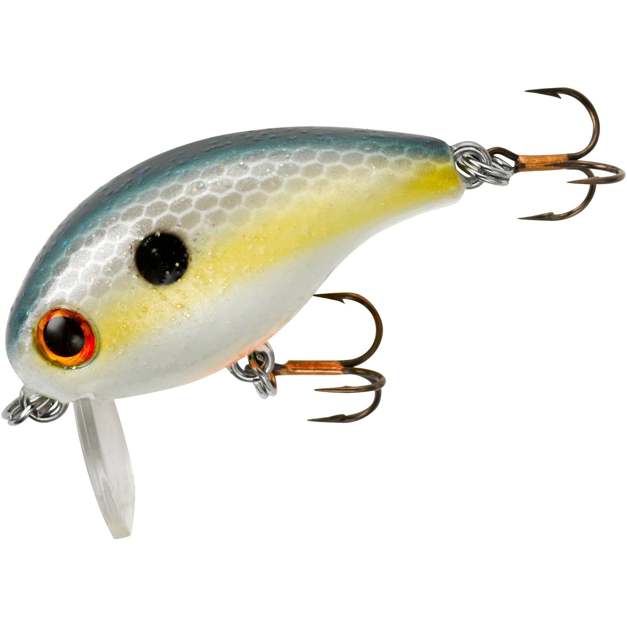 Rebel Teeny Wake R Fishing Lure Hard bait Foxy Shad 1 1/2 in 5/32 oz ...