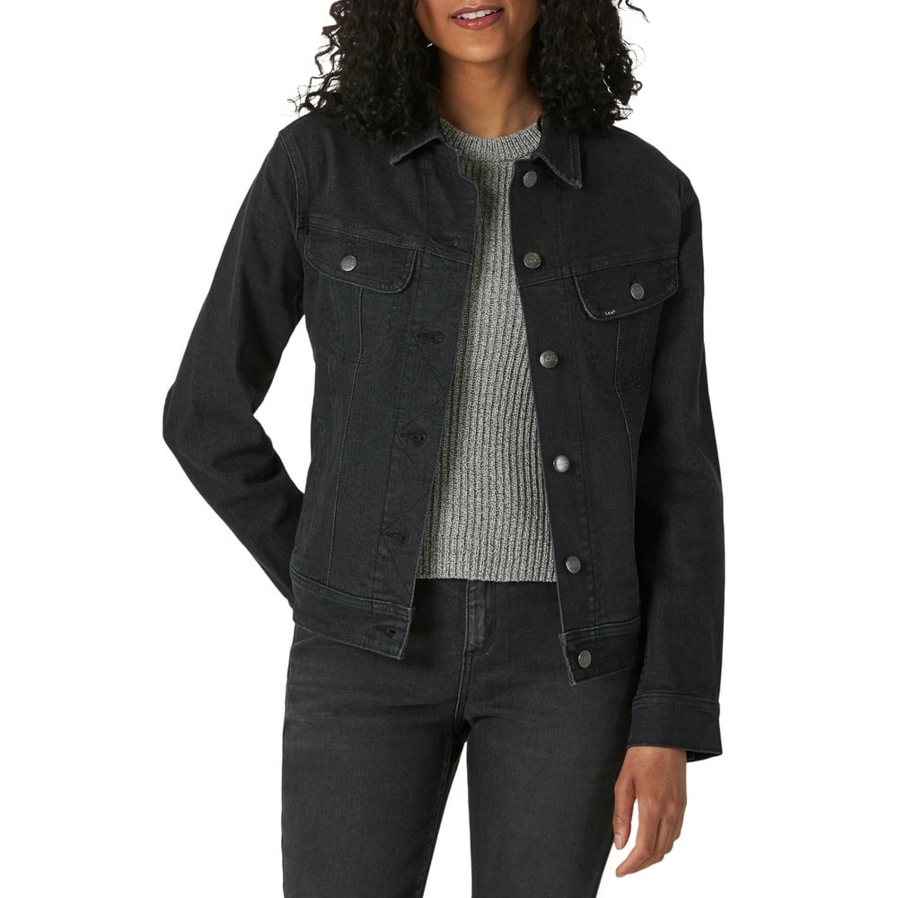Lee - Lee Women's Regular Fit Stretch Denim Legendary Jacket - Walmart ...