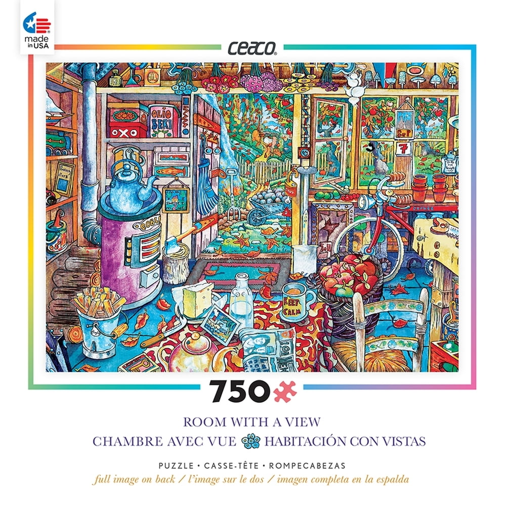 Workshop 750 Piece Puzzle, More Folk Art by Ceaco - Walmart.com