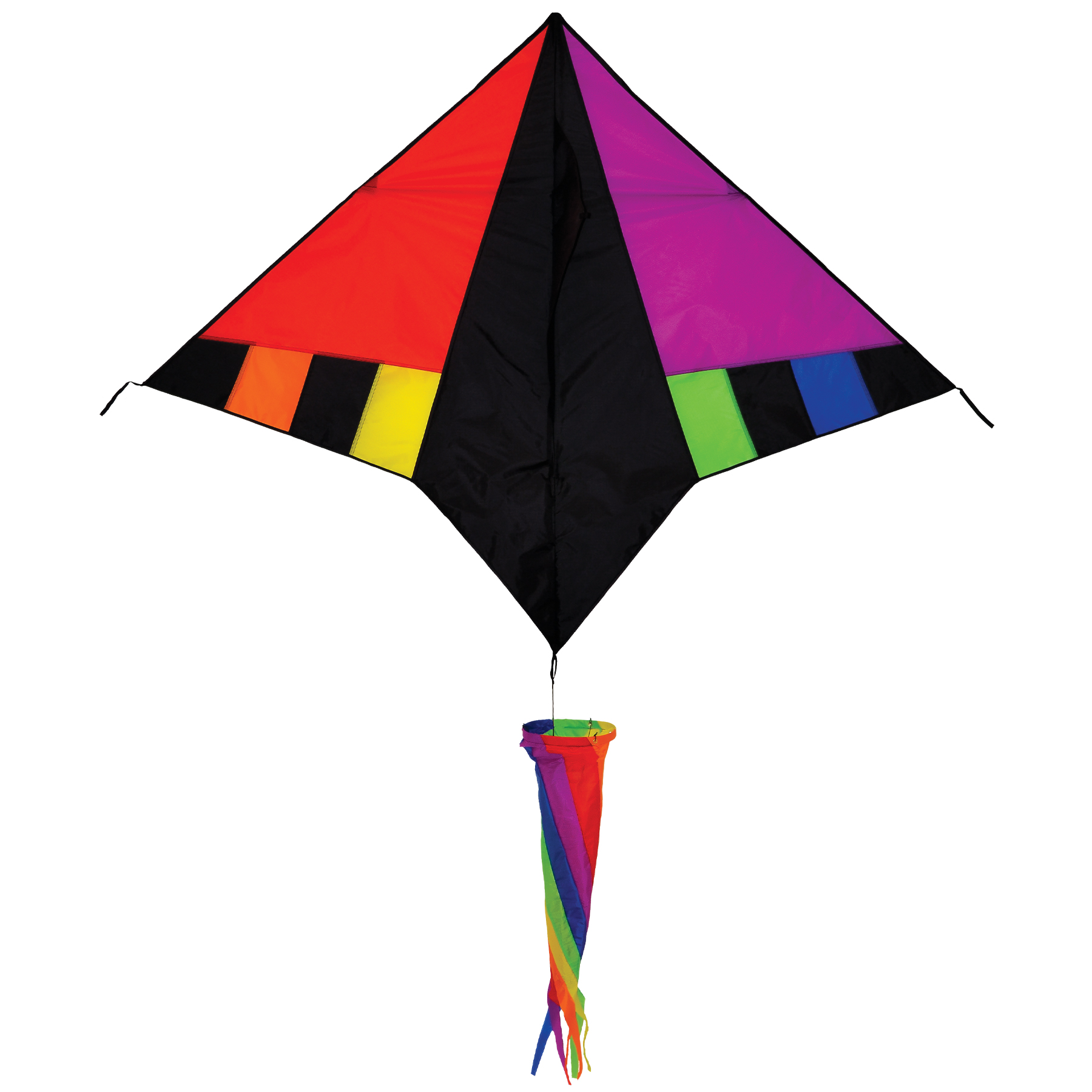 In the Breeze 3116 — Rainbow Zephyr Kite — Colorful Easy-Flying Single ...