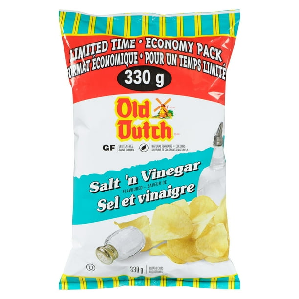 Old Dutch Salt'n Vinegar, 330 G - Walmart.ca