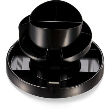 Rubbermaid Rotary Desk Organizer with Supplies, 10" diameter x 13 3/8 ...