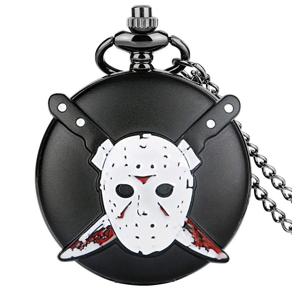 Friday The 13th Jason Voorhees Mask Horror Movie Pocket Watch - Walmart.com