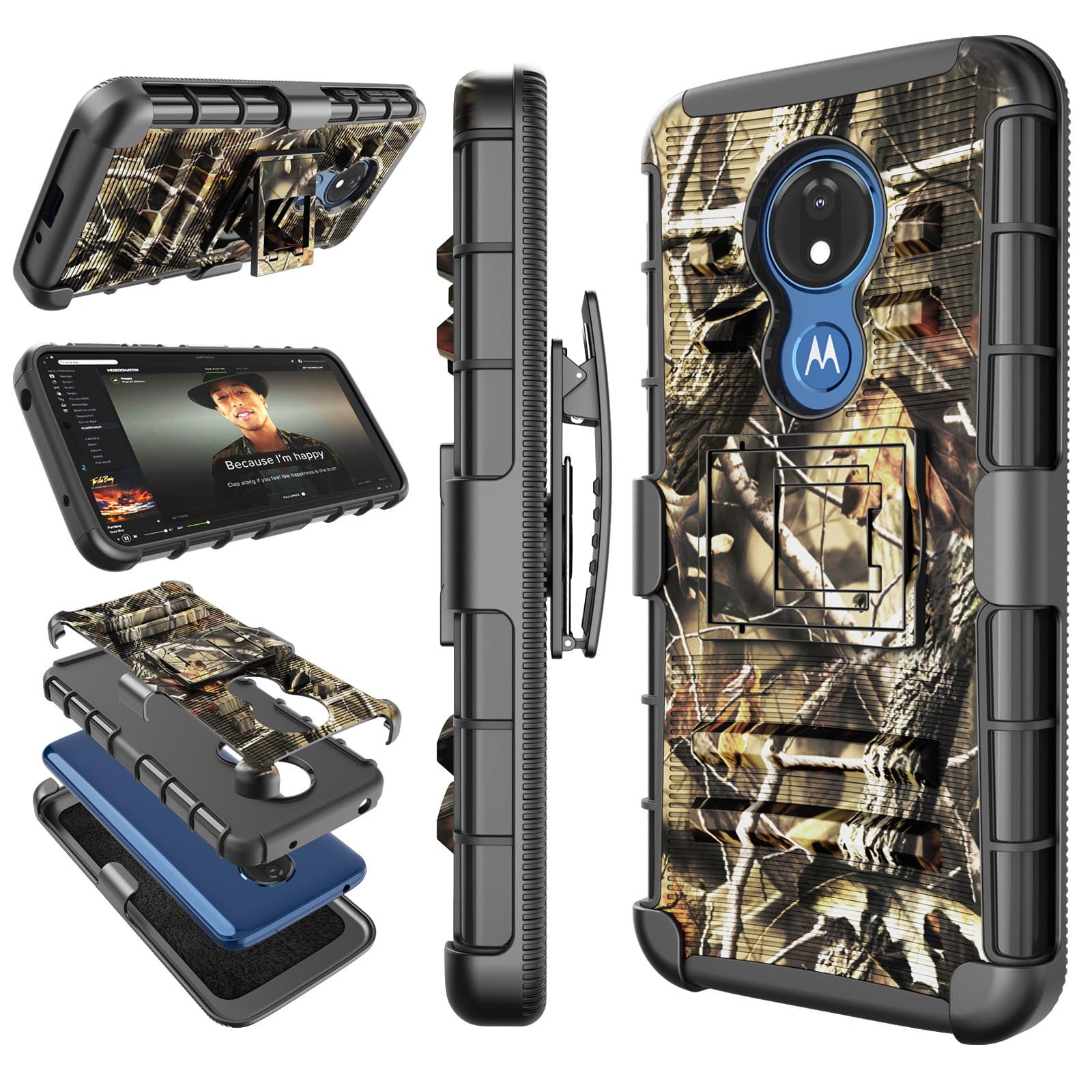 Motorola Moto G7 Optimo Maxx XT1955DL / Optimo XT1952DL Cases Holster ...