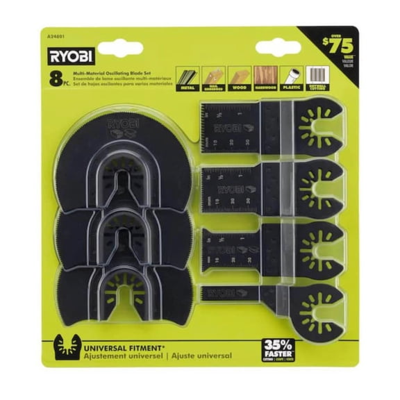 Milwaukee Oscillating Multi-Tool Blade Kit (8-Piece) - Walmart.com