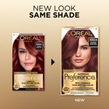 L'Oreal Paris Hair Color, RR04 Intense Dark Red, Fade-Defying, 8 Weeks ...