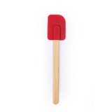Mainstays Colorful Silicone Spatulas Set 4 with Wooden Handles, Red ...