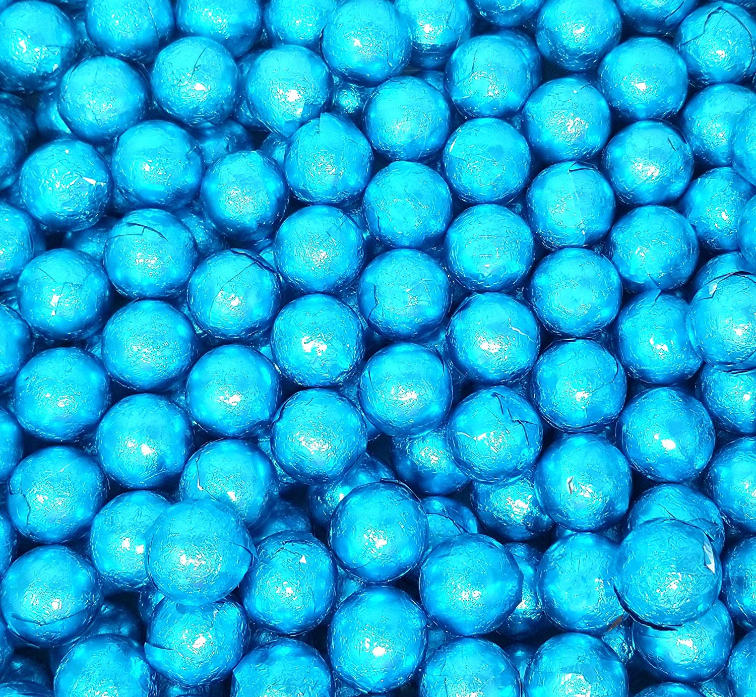 Light Blue Foiled Milk Chocolate Candy Balls, It's a Boy Baby Shower ...