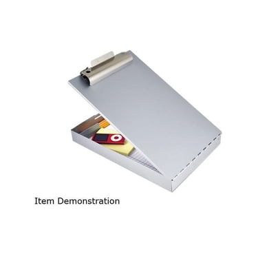 Officemate Aluminum Storage Clipboard & Form Holder, Steel Clip, 8 1/2 ...