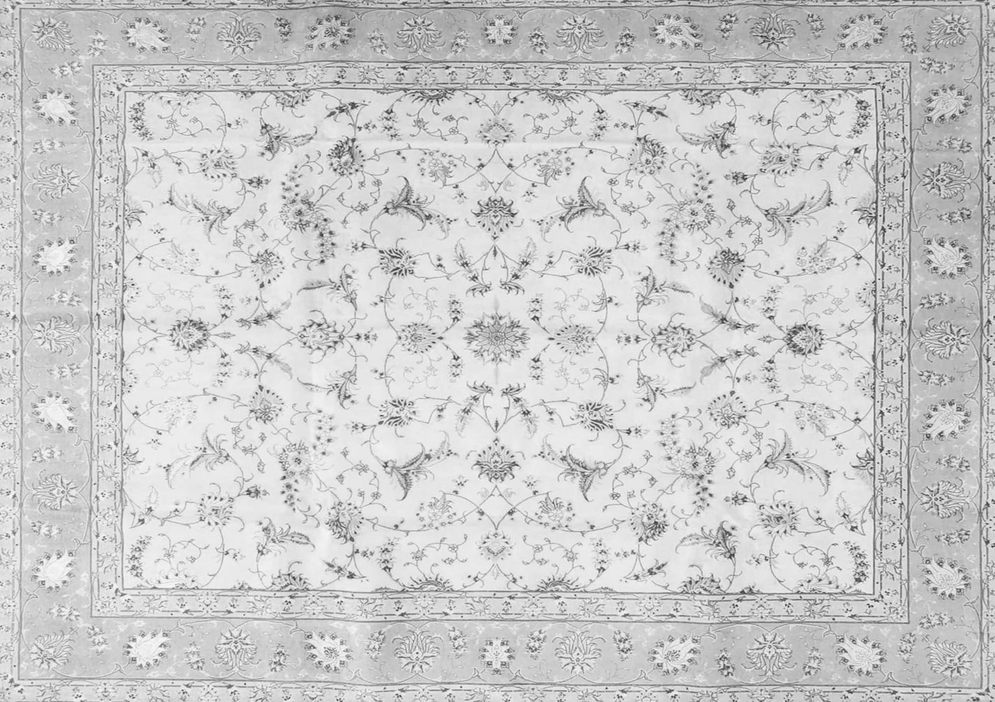 Ahgly Company Indoor Rectangle Persian Gray Traditional Area Rugs, 2' x ...