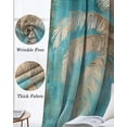 Coastal Beach Tree Blackout Curtains for Bedroom Living Room Darkening ...