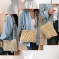 Straw Clutch Purses for Women Summer Straw Crossbody Bag Woven Beach ...