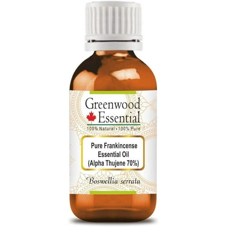 Greenwood Essential Pure Frankincense Essential Oil (Alpha Thujene 70% ...