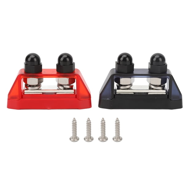 Terminal Power Distribution Block,2Pcs Busbar Connector Terminal Busbar ...