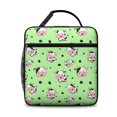 Cow and Spot Green Pattern Insulated Lunch Bag Teens,Lunch Box for Men ...