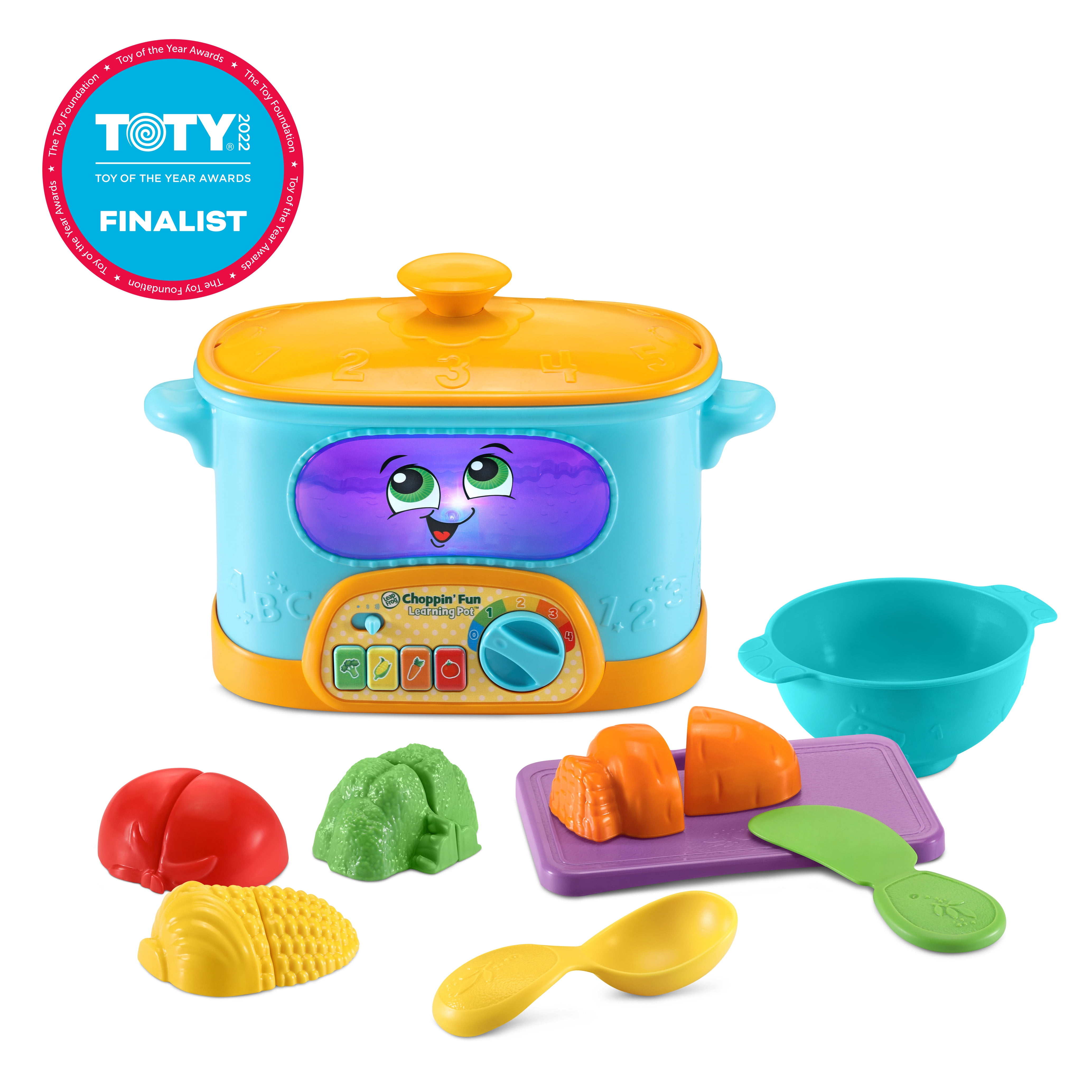 LeapFrog Choppin Fun Learning Pot, Pretend Play Cooking Toy for Kids 1 ...