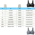 AHTJRT Women's Wireless Bras Plus Size Push Up Strappy Bralette ...