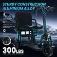 Electric Mobility Scooter for Adults, 3 Speed Modes 9.32MPH Max Speed ...