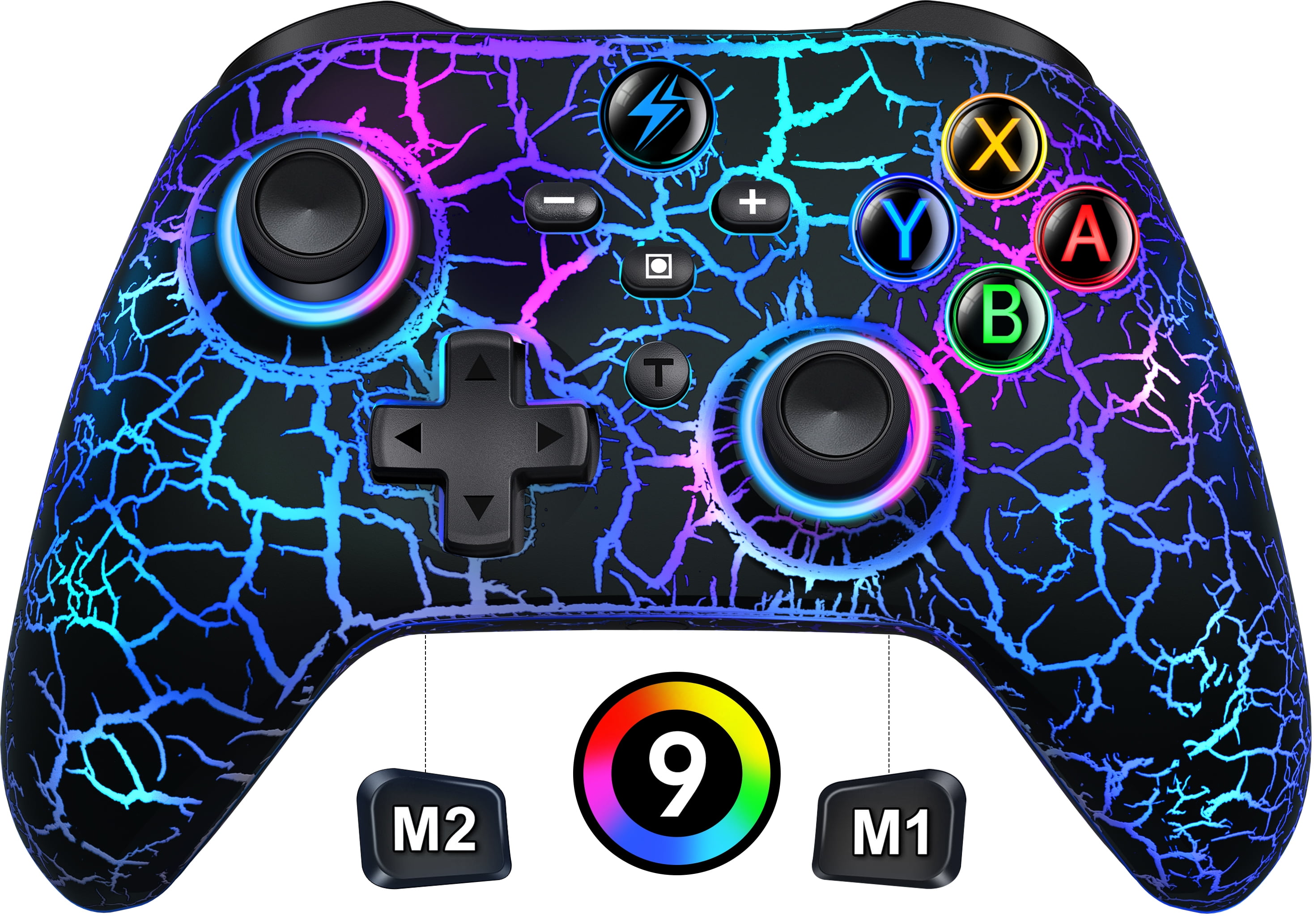 Switch Controller Wireless Switch Pro Controllers With Crack RGB Light