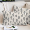 Abstract Art Fish Grey Throw Pillow Cover 12 x 20 Inch Decorative ...