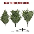 7ft Skinny Christmas Tree for Small Spaces, Unlit Slim Artificial Xmas ...