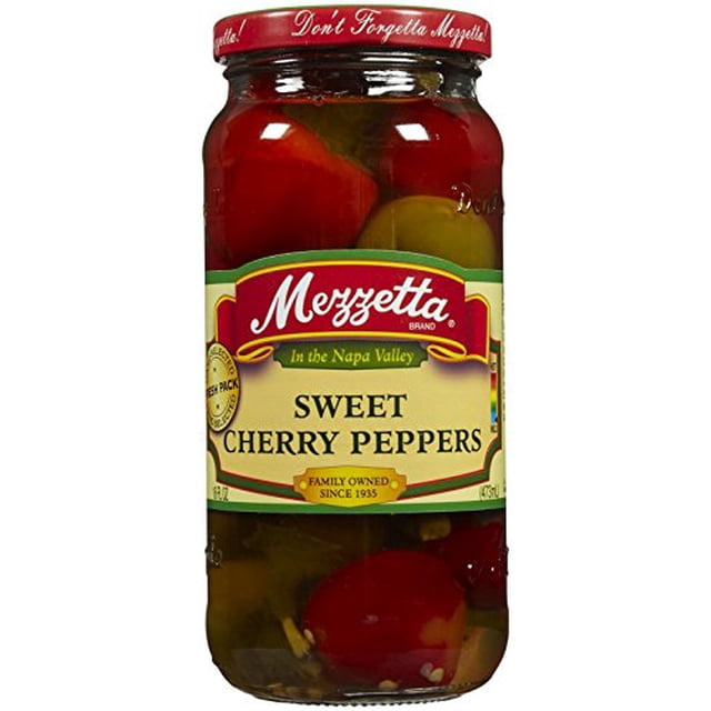 Mezzetta Sweet Cherry Peppers, 16 oz - Walmart.com