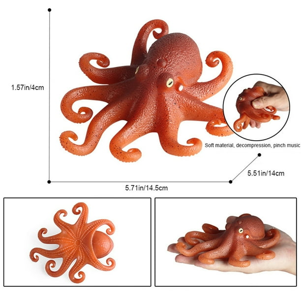 Decompression Toy,Realistic Sea Animal Figures Realistic Sea Animal ...